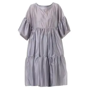 METAMORPHOZA Oversize Sheer Tunic - Silver