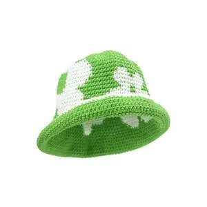 HOTPOT VARIETY Green / White Classy Grassy Flower Bucket Hat - Green/white