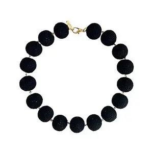 PINAR OZEVLAT Allium Necklace - Black
