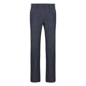 GUNDA HAFNER LTD Stripped Straight Cut Denims - Blue