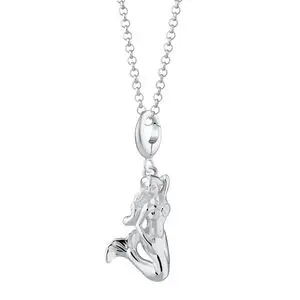 LILY CHARMED Sterling Mermaid Charm Necklace - Silver
