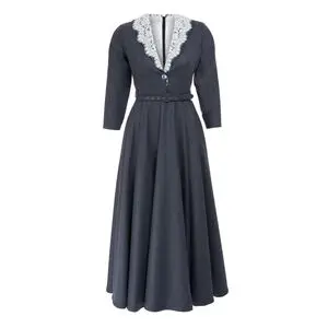 SOFIA TSERETELI Formal Wool Suitdress