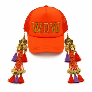 JULIA CLANCEY Wow Dream Papaya Dream Trucker Cap - Orange