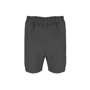 Haris Cotton Linen Bermuda Shorts With Back Pockets And Elastic Waist - Black