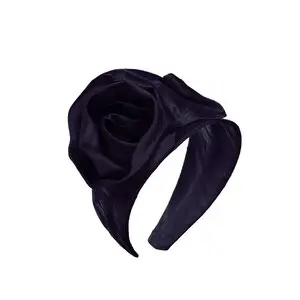 SIBI HATS Call Me Rosy Silk Headband - Purple