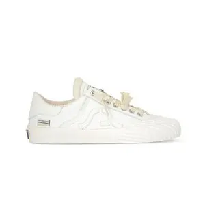 SPRINGA | UNIQUE VULCANIZED SNEAKERS ITALIAN HANDMADE Wavy Vitelli Leather Sneakers - White