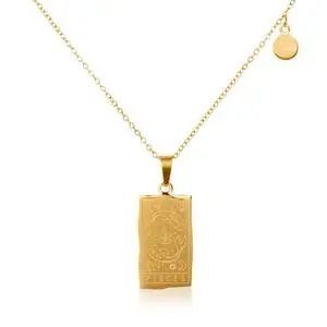 ARCTIC FOX & CO. Pisces Zodiac Star Sign Necklace - Gold