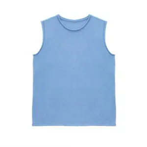 ZENZEE Cashmere Classic Tank Sky - Blue