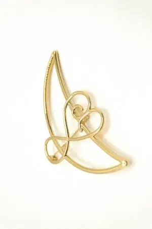 JENNA LONDON Crescent Brooch - Gold