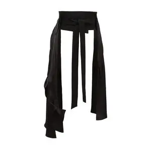 JULIA ALLERT Obi-inspired Waist Belt With Handcrafted Panels - Black