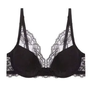 JOURNELLE Anais Plunge Bra Noir - Black