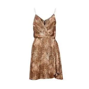 SVETA MILANO Nancy Leopard Short Dress - Gold