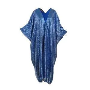 JENNAFER GRACE Royal Sequin Caftan - Blue