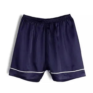 NOBLESSE OBLIGE Navy Piped Pj Short - Blue