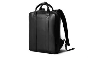 HARBER LONDON Leather Backpack - Black