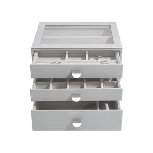STACKERS Classic Pebble Set Of Three Drawers - Grey