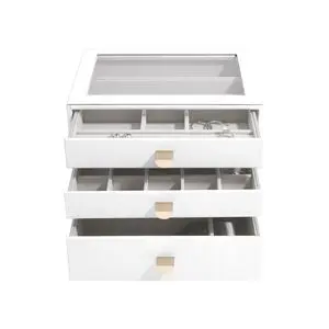 STACKERS Classic Pebble Set Of Three Drawers - White