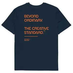 ANCHOR & CREW Navy Beyond Ordinary Creative Standard Organic Cotton T-shirt - Blue