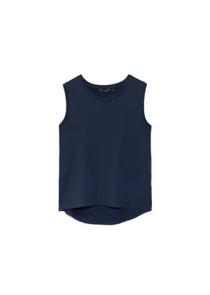 WEARTWO LONDON Hero Sleeveless Top, Navy - Blue