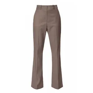 AGGI BY HALEWSKI Camilla Melange Trousers Long - Brown