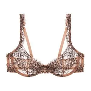 JOURNELLE Neutrals / Chloe Demi Bra Praline Noir - Black