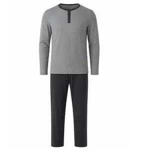 ZD ZERO DEFECTS Long Modal Pyjamas Max - Grey