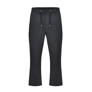 DAVID WEJ Enzo Cotton Loose Fit Trouser Charcoal