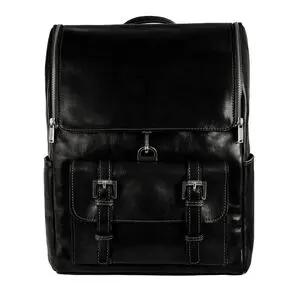 TIME RESISTANCE Large Leather Backpack The Odyssey