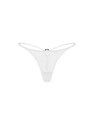 ZHILYOVA Dune G-string - White