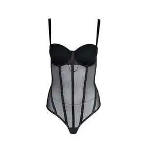 DARILY UNDERWEAR Bodysuit Vintage - Black