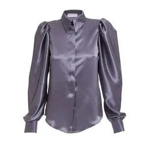 SOFIA TSERETELI Silk Blouse - Grey