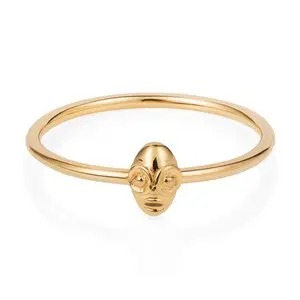 LEE RENEE Tiny Voodoo Ghede Ring - Gold
