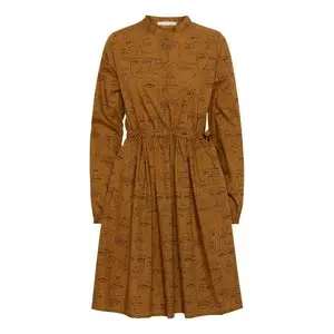 GROBUND Sigga Dress With Button Detail