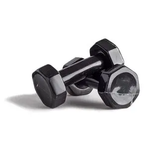 And Jacob Gym Dumbbells 1.5 Kilo Piece Marble - Black