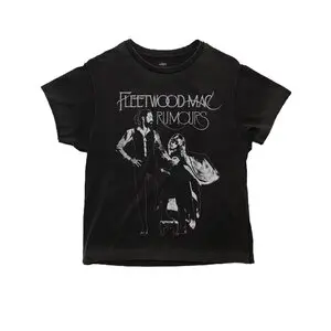 OTHER UK Fleetwood Mac Rumours Vintage T-shirt Worn - Black