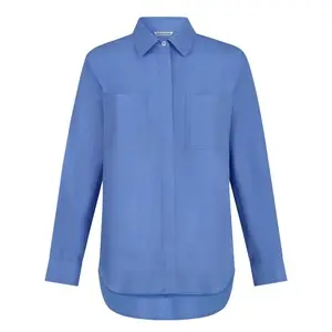 HELENE GALWAS Luka Oversize Shirt - Blue