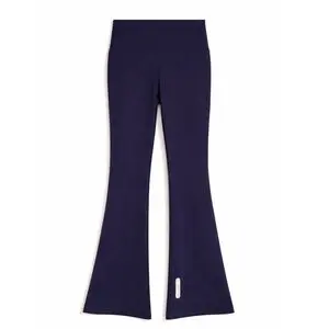 YORSTRULY Twist Flare Pants Sweet Navy Long - Blue
