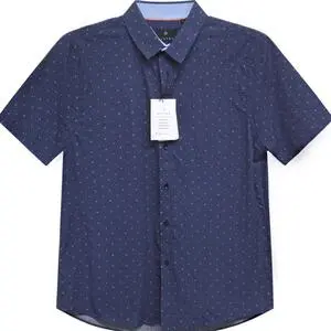 VUSTRA Blue / White Ocean Drive Button Down Shirt - Blue/white
