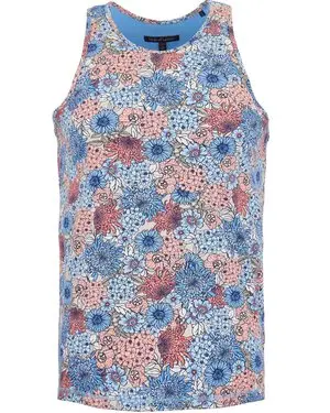 LORDS OF HARLECH Tedford Garden Party Tank - Pink