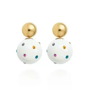Saule Label Polished Earrings For Women