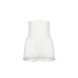 VESTIAIRE D'UN OISEAU LIBRE Pearl Corset Trousers - White
