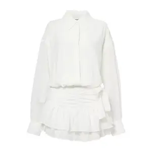 AMY LYNN Carlotta Shirt Skort Dress - White