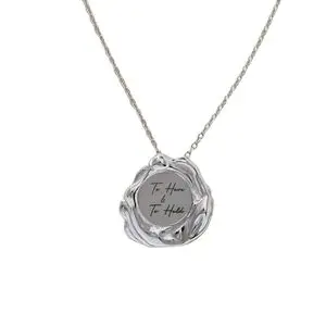 ISKRA To Have & To Hold Medallion - Silver