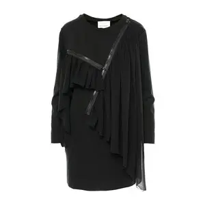 SILVIA SERBAN Mini Dress With Detachable Applications - Black