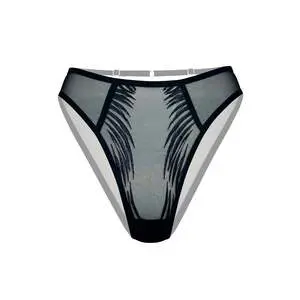 MONIQUE MORIN LINGERIE Ether Cheeky Panty - Black