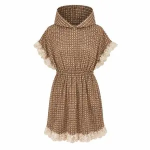 Miro Misljen Clipse Dress - Brown/white