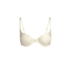 SCARLETT GASQUE Neutrals Plunge Tallulah Bra Champagne - White