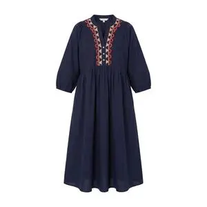 Adrift Clothing Elodie Smock Dress In Nocturne