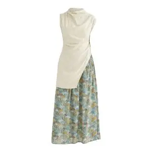MAISON QALA Neutrals/ Buttercup Co-ord Set