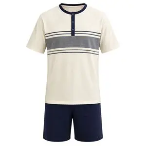 ZD ZERO DEFECTS Short Modal Pyjamas Duna Navy - Blue